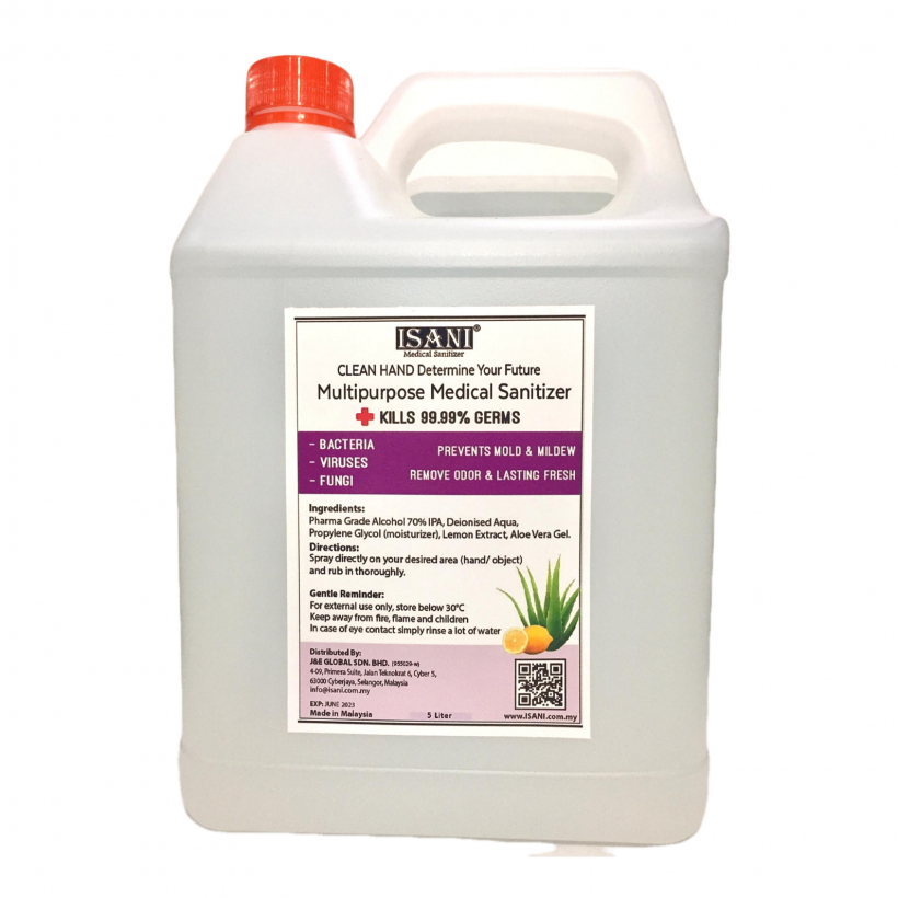 ISANI 2 Bottles (500ml) Multipurpose Medical Sanitizer + Gifts - ISANI ...